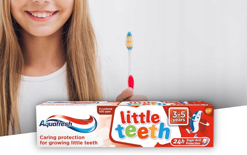 Pasta do zębów dzieci AQUAFRESH Little Teeth 50ml - 12616022737 ...