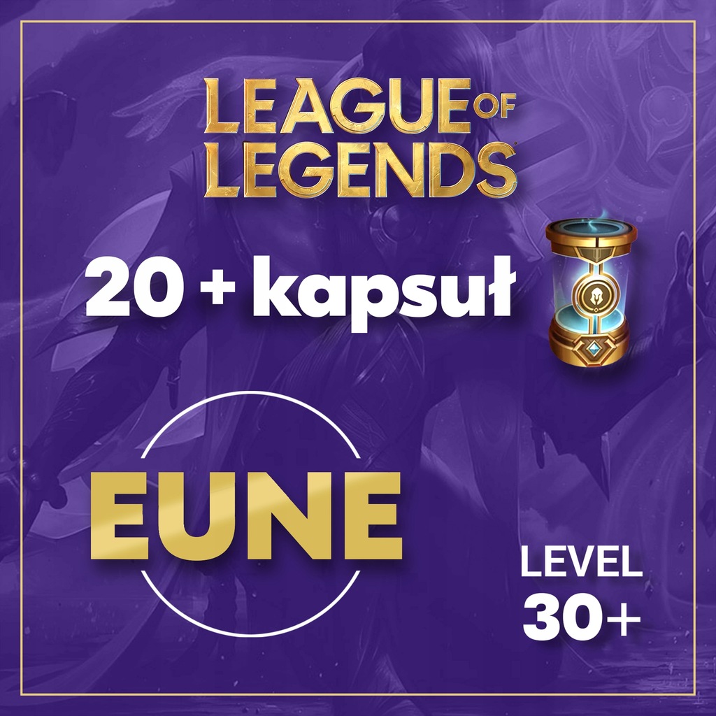League of Legends EUNE LoL SMURF Konto 20+ Kapsuł - 10234487628 ...
