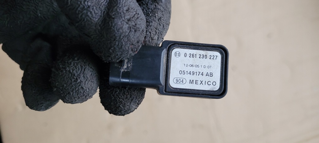 JEEP WRANGLER JK CZUJNIK CIŚNIENIA MAP SENSOR 3.6 L 05149174AB DODGE ...