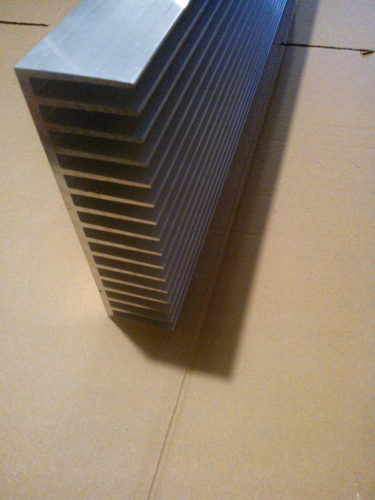 Radiator aluminiowy aluminiowe profil A6023 10cm - 8417189098 ...