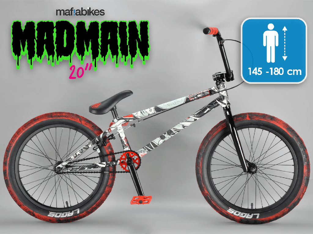 Rower BMX 20" MAFIABIKES Madmain 80's 2019 - 7659050080 - oficjalne archiwum Allegro
