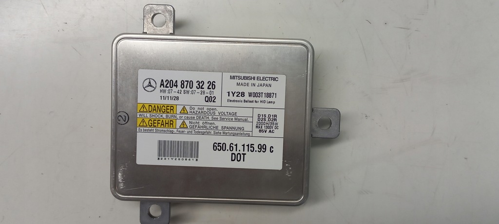 MODUŁ PRZETWORNICA MERCEDES GLK W204 A 2048703226 - 12844254869 ...