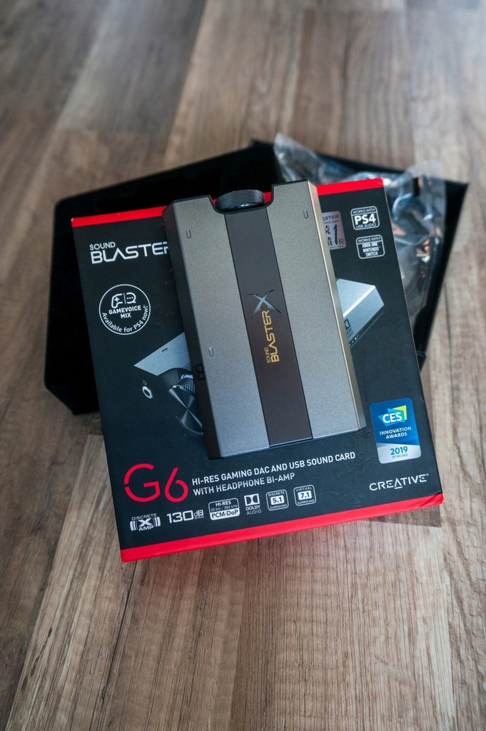 Creative Sound Blaster X G6 USB 7.1 DAC Xbox PS4 - 12712746573 - oficjalne archiwum Allegro
