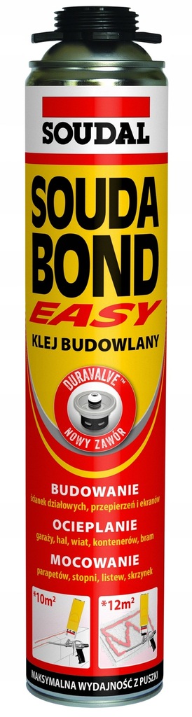 SOUDAL KLEJ SOUDABOND EASY PISTOLETOWY 750ml - 11707545712 - oficjalne archiwum Allegro