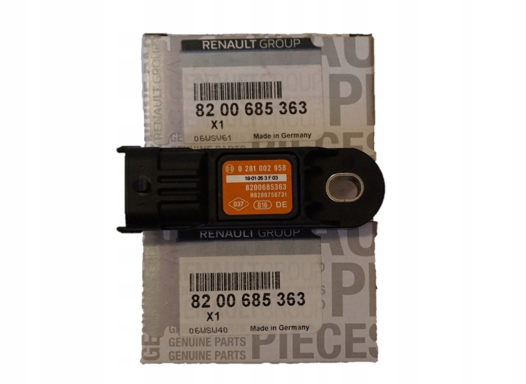 CZUJNIK CIŚNIENIA RENAULT 2.0DCI 8200685363 - 7843475507 - oficjalne ...