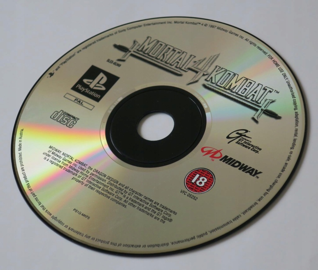 Купить PS1 MORTAL KOMBAT 4 PLAYSTATION 1 PSX ОТ 1 ЗЛОТЫХ!: отзывы, фото ...