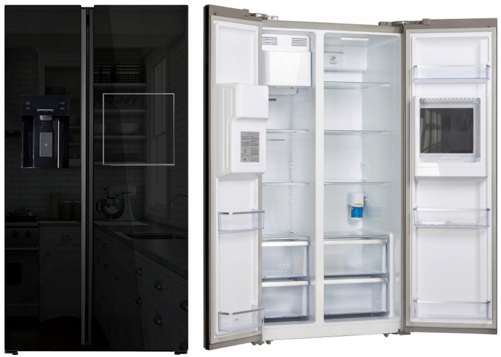 Lodówka Side by Side Kernau KFSB 17192 NF DHBG - 12769696569 ...