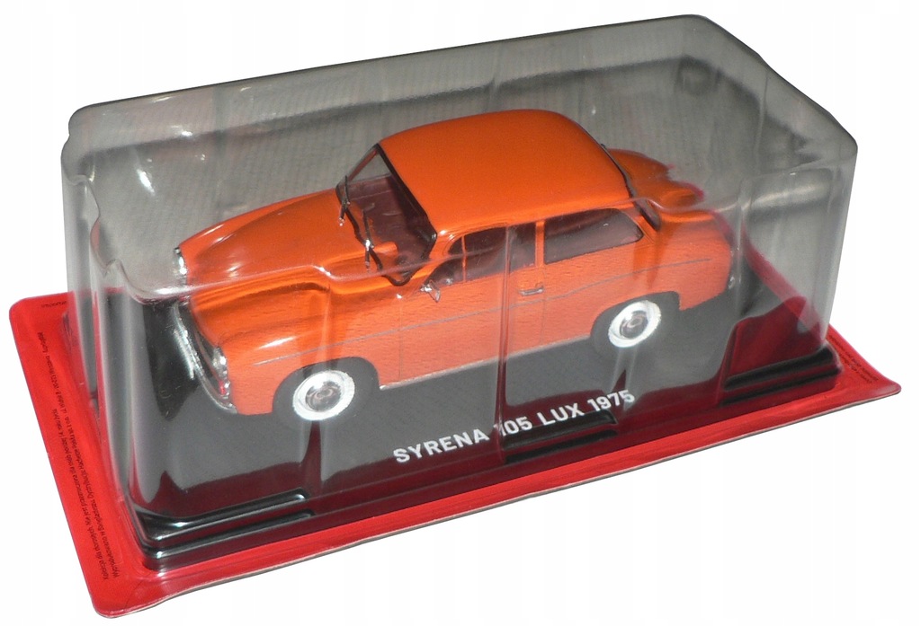 Kultowe auta PRL 1:24 - SYRENA 105 LUX - 1975 - 14009552717 - oficjalne ...