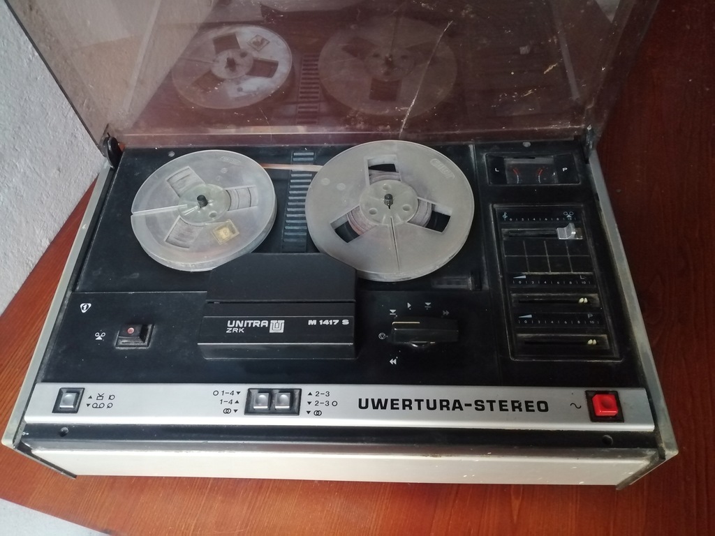 Magnetofon szpulowy Unitra Uwertura M1417S - 11886036529 - oficjalne ...