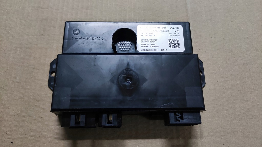 Mercedes V 447 moduł sterownik drzwi 4479001407 - 11815429761 ...