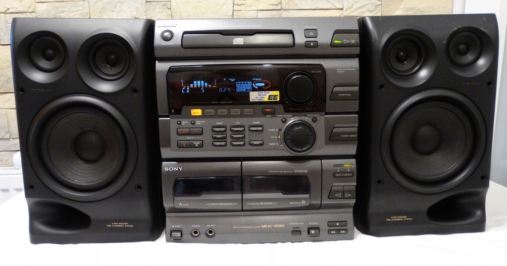 WIEŻA SONY MHC-690+KOLUMNY SPRAWNA - 14823273552 - oficjalne archiwum ...