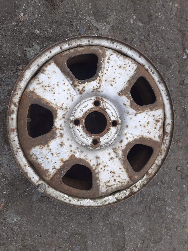 RENAULT KANGOO I 4X4 FELGA STALOWA 15" ITALY - 13024194827 - oficjalne archiwum Allegro