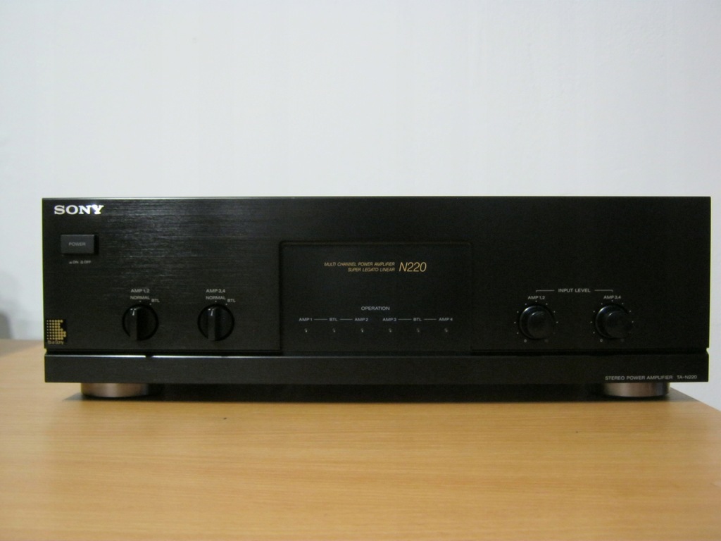 SONY TA N 220 100% ORG. KARTON INSTRUKCJA IDEALNA - 10696253391 ...