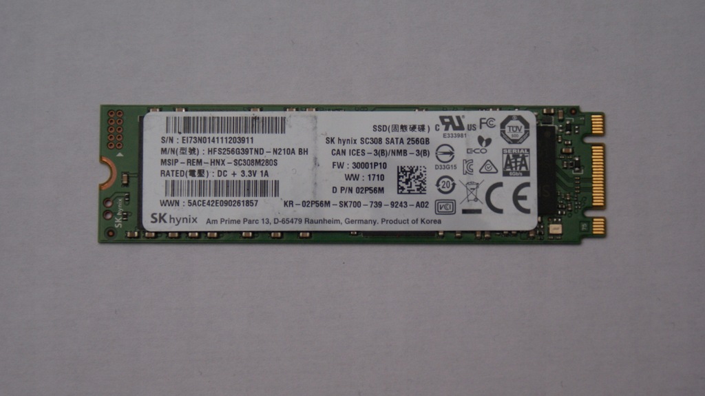 SSD SK Hynix SC308 M.2 2280 256 GB - 13031106331 - oficjalne archiwum ...