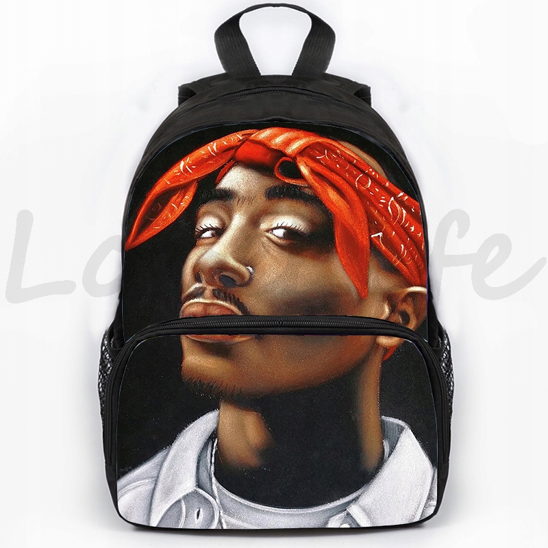 Plecaki Rapper Tupac 2Pac Backpack Students Bookba - 13780239768 ...