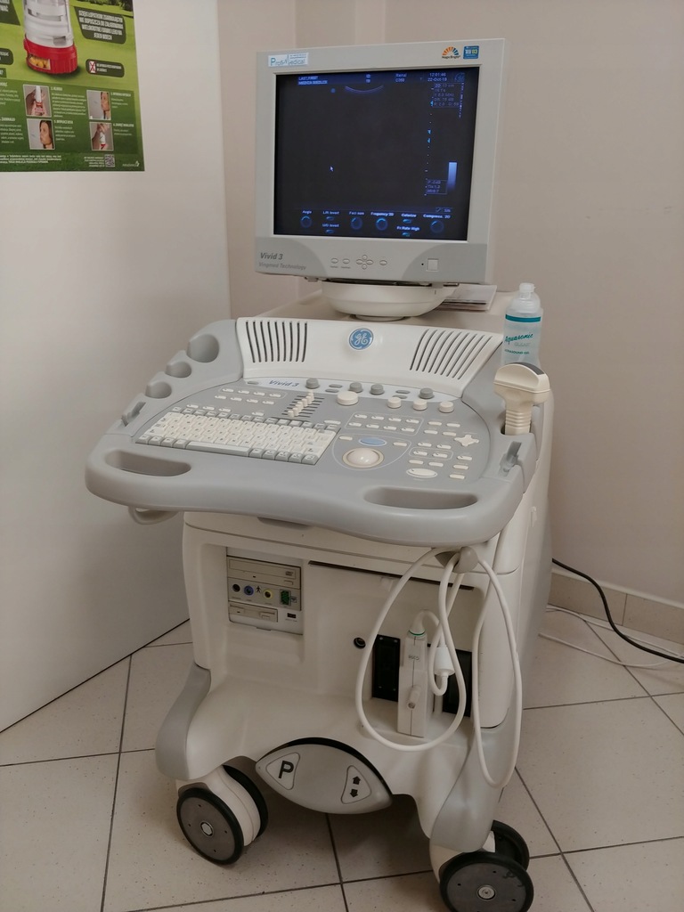 Aparat USG GE Vivid 3 - 8605357839 - oficjalne archiwum Allegro