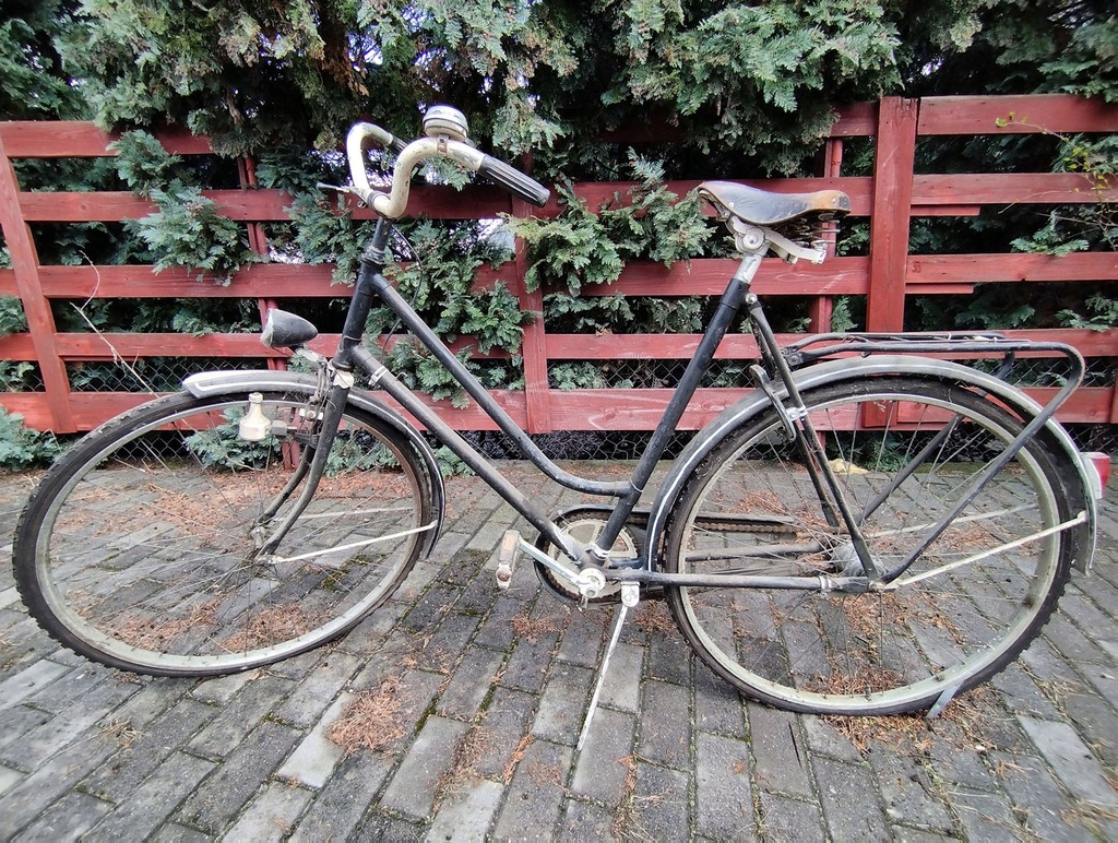 Stary zabytkowy Niemiecki rower stan oryginalny - 13585589346 ...