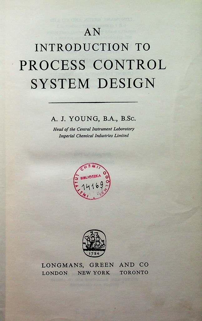 An introduction to process control system design - 12877426494 ...