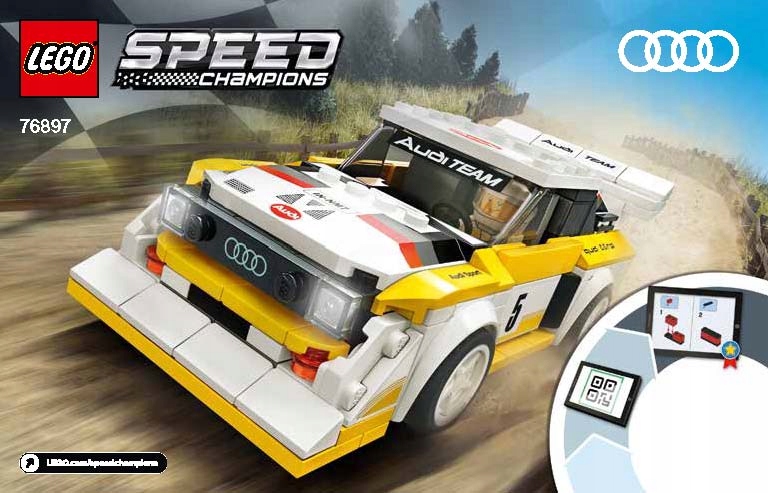 Lego 76897-1 Instrukcja 1985 Audi Sport quattro S1 - 10948216742 ...