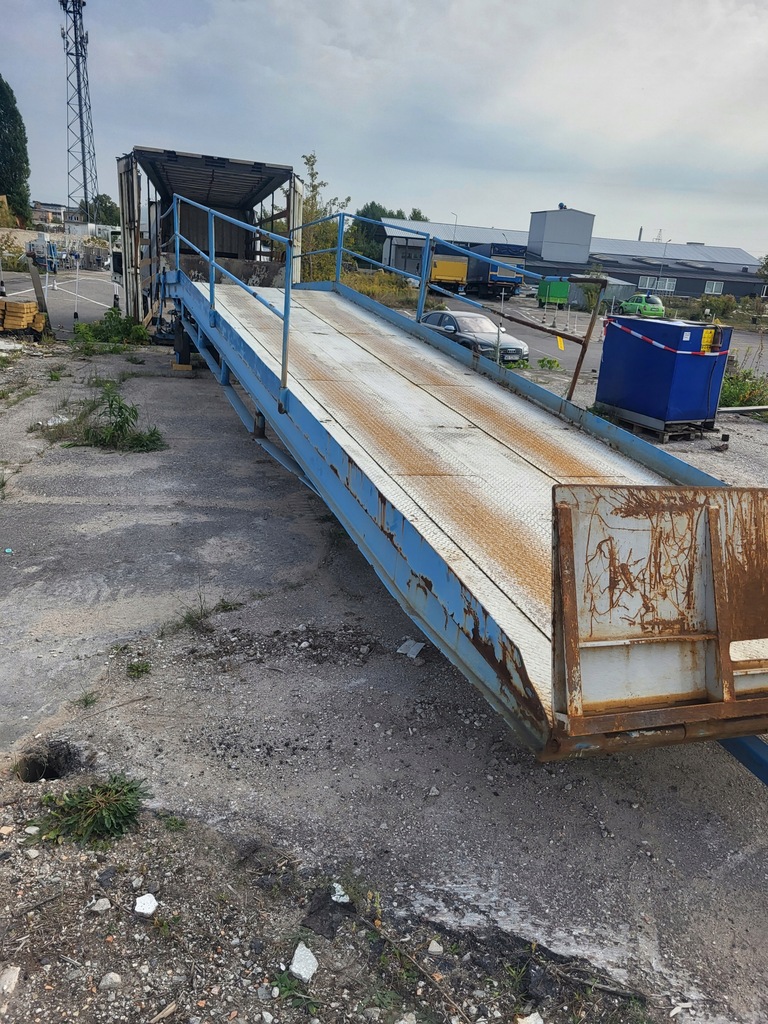 Rampa mobilna platforma przeładunkowa rampa załadunkowa Tir udźwig 6 ...