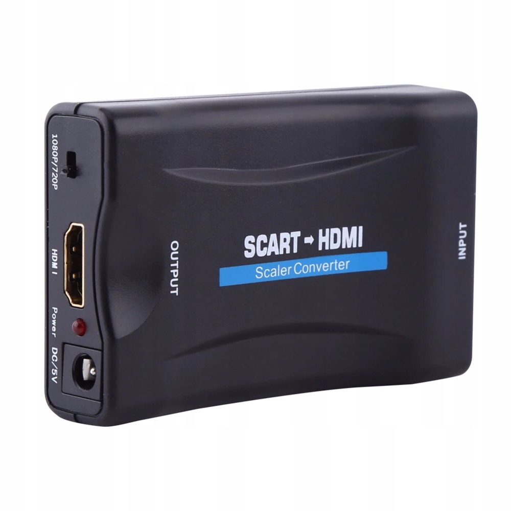 ADAPTER KONWERTER SCART DO NA HDMI AV EURO HD - 14236493315 - oficjalne ...