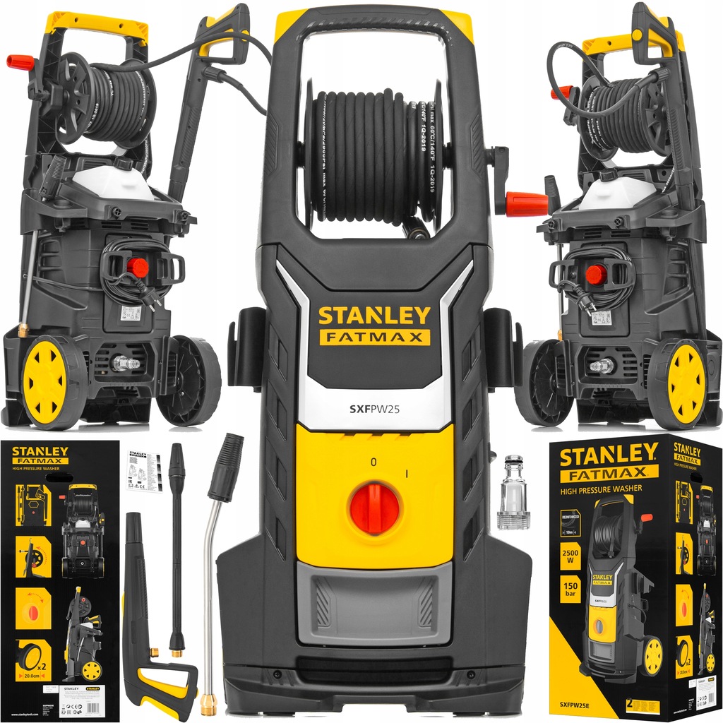 MYJKA CIŚNIENIOWA STANLEY FATMAX 250 MOSIĄDZ 2500W - 13093365085 ...