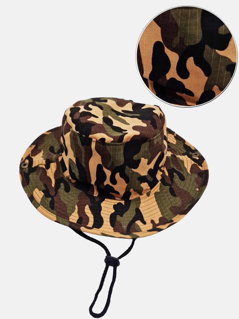 KAPELUSZ RYBACKI WOJSKOWY MORO DAMSKI MĘSKI 3 - 13630368387 - oficjalne archiwum Allegro