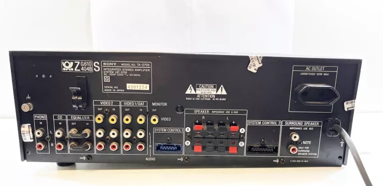 WZMACNIACZ SONY LBT-D705 - 13719548251 - oficjalne archiwum Allegro