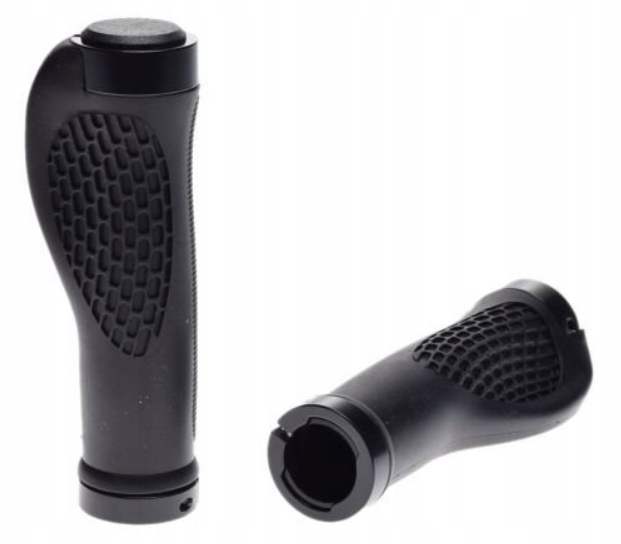 CHWYTY RĄCZKI GRIPY ROWER PRZYKRĘCANE guma 120mm - 12637423215 ...