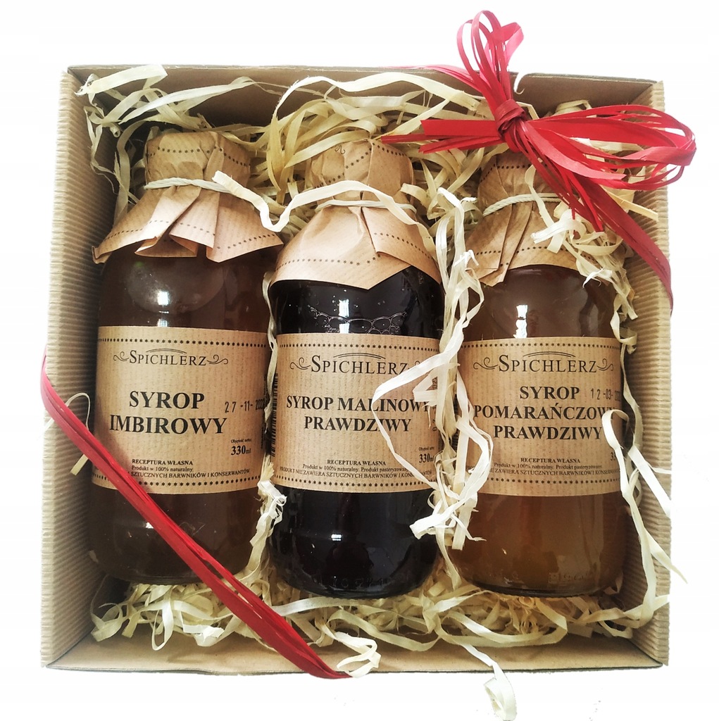 Zestaw prezentowy naturalne syropy owocowe - 10795008944 - oficjalne ...