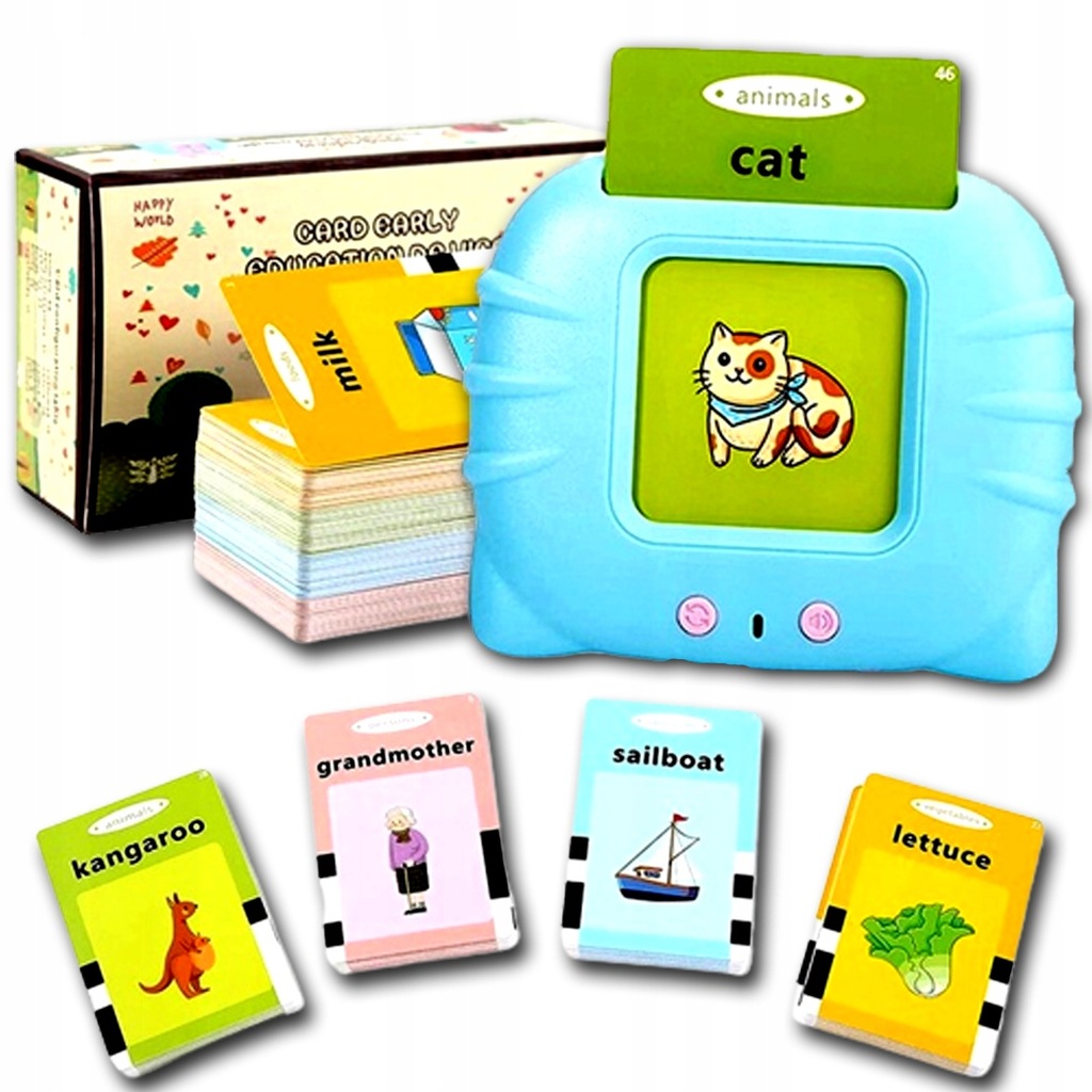 Zabawka do Nauki Języka Angielskiego 224 słowa Edukacyjna Gra dla Dzieci - 13676319781 ...