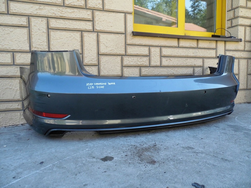 ZDERZAK TYL TYLNY AUDI A3 8V SEDAN LZ7S PDC S-LINE - 8311169380 - oficjalne archiwum Allegro