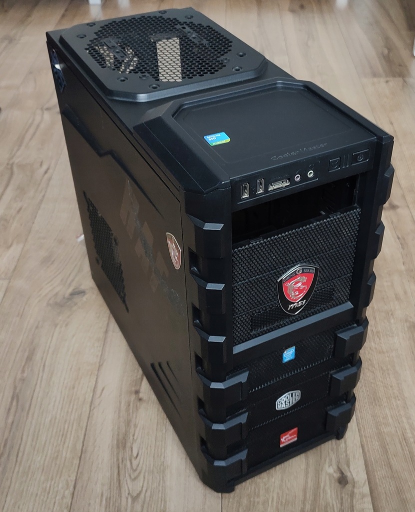 Duża obudowa ATX COOLER MASTER HAF 912 +eSata +podświetl LED ...