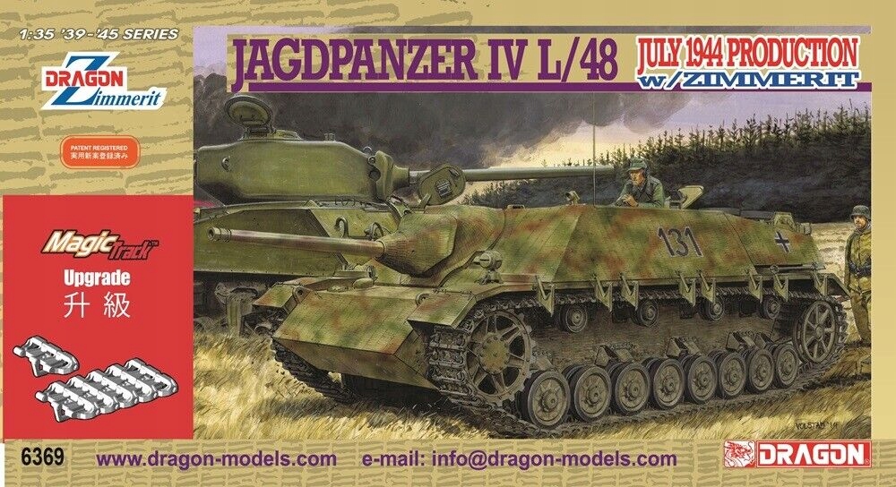 Dragon 6369 Jagdpanzer IV L48 July 1944 Production wZimmerit (Magic ...