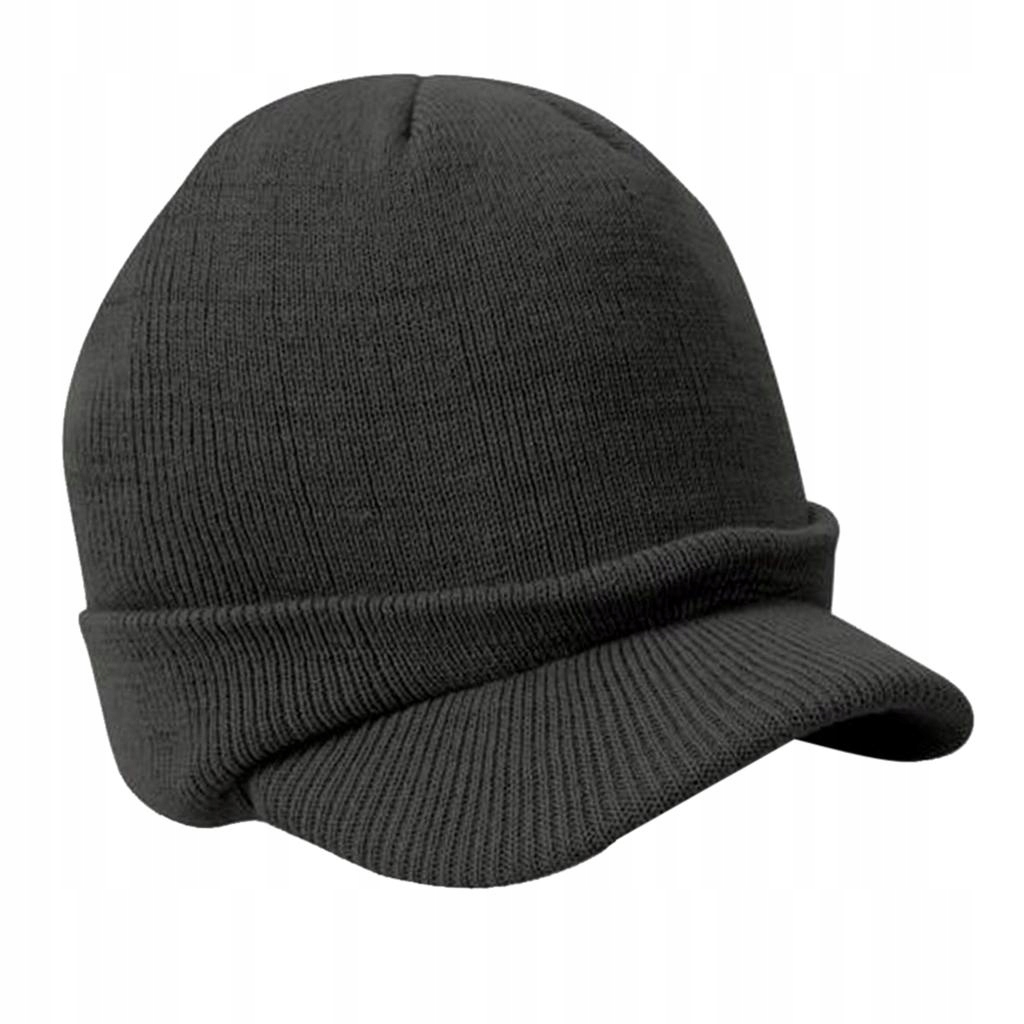 Men Crochet Wool Peaked Hat Cap Dark Dark Gray - 13437088730 ...