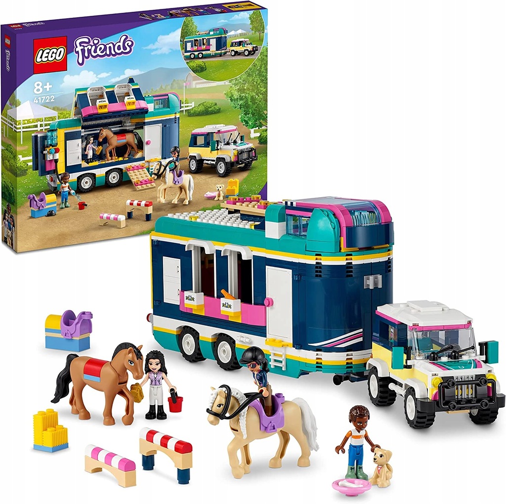 Lego Friends Przyczepa na wystawę koni 41722 - 12804641527 - oficjalne ...