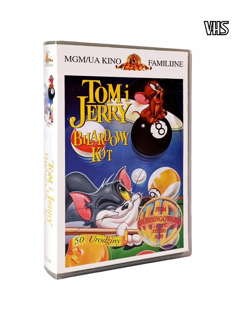 TOM I JERRY bilardowy kot (1998) dubbing VHS - 14476724039 - oficjalne ...