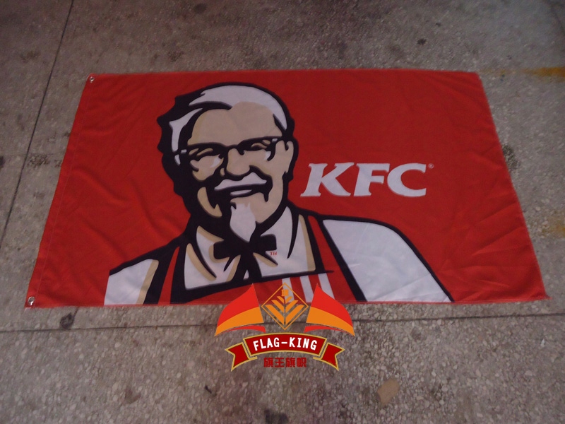 Flaga KFC, flaga KFC, flaga marki flagi poliestrow - 14386498006 ...