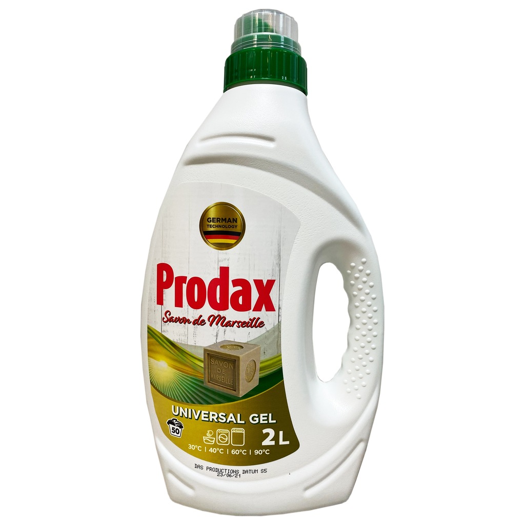 PRODAX ŻEL DO PRANIA UNIWERSALNY 2L Z MYDŁEM DE - 12339842686 ...