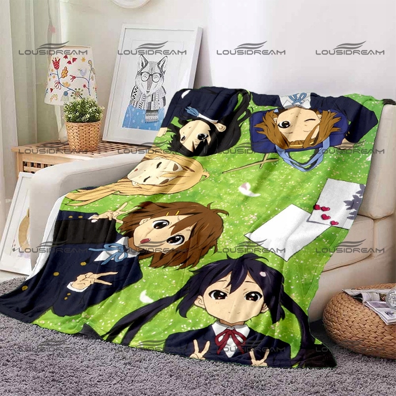 koc Cute Cartoon Loli wzór koc k-on animacja fla - 13043618150 ...