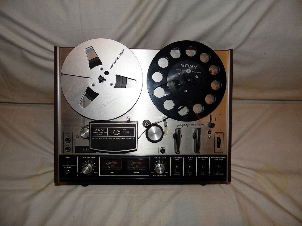 Magnetofon szpulowy Akai 4000DS MK II Stereo Reel - 12780440147 - oficjalne archiwum Allegro
