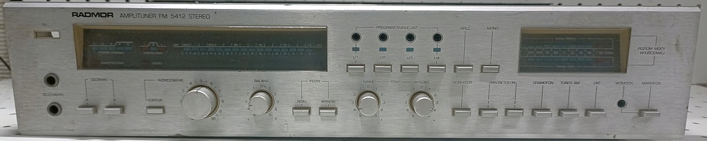 AMPLITUNER RADMOR FM 5412 STEREO - 13854636499 - oficjalne archiwum Allegro