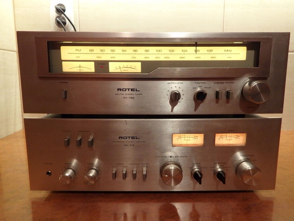 Wzmacniacz ROTEL RA-713 tuner RT-725 - 13099564900 - oficjalne archiwum ...