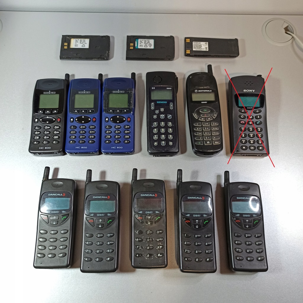 Stare telefony - unikatowe - kolekcjonerskie OPIS! - 10066994179 ...