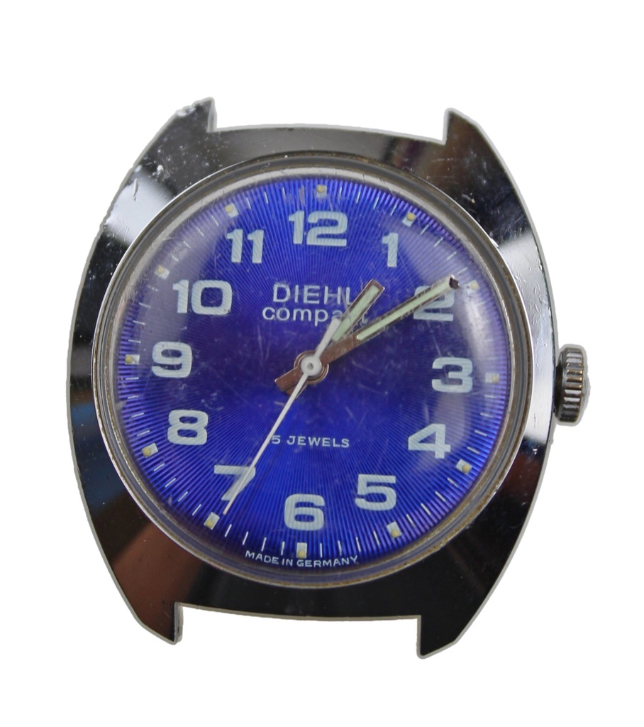 ZEGAREK DIEHL COMPACT 15 JEWELS MADE IN GERMANY SK - 12549143667 ...