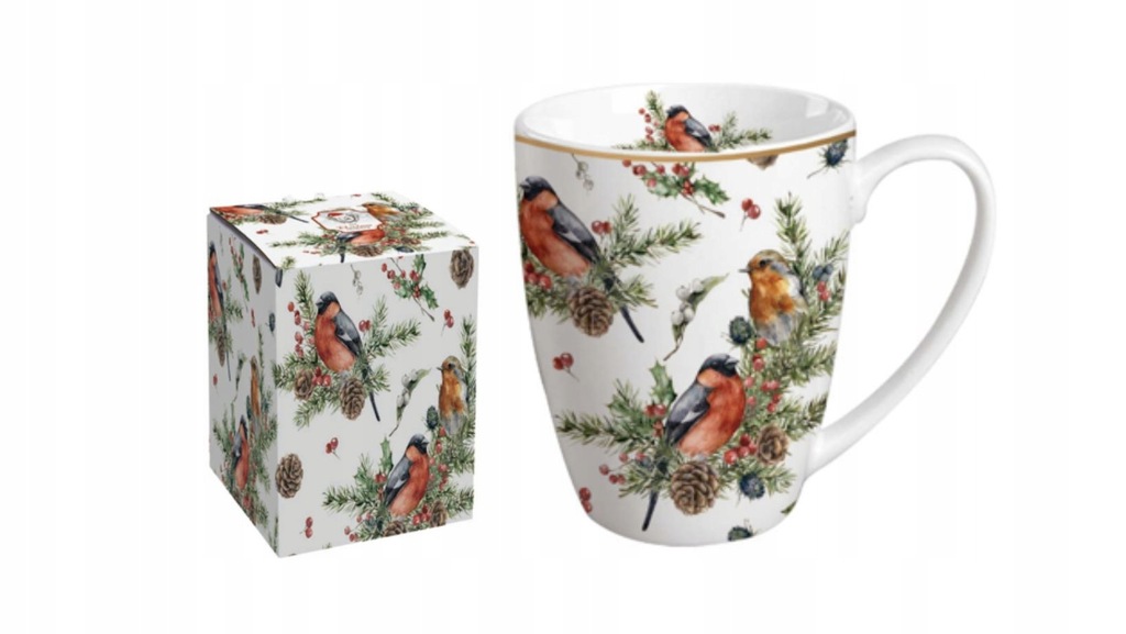 Kubek classic CHRISTMAS BIRDS - 14399460476 - oficjalne archiwum Allegro