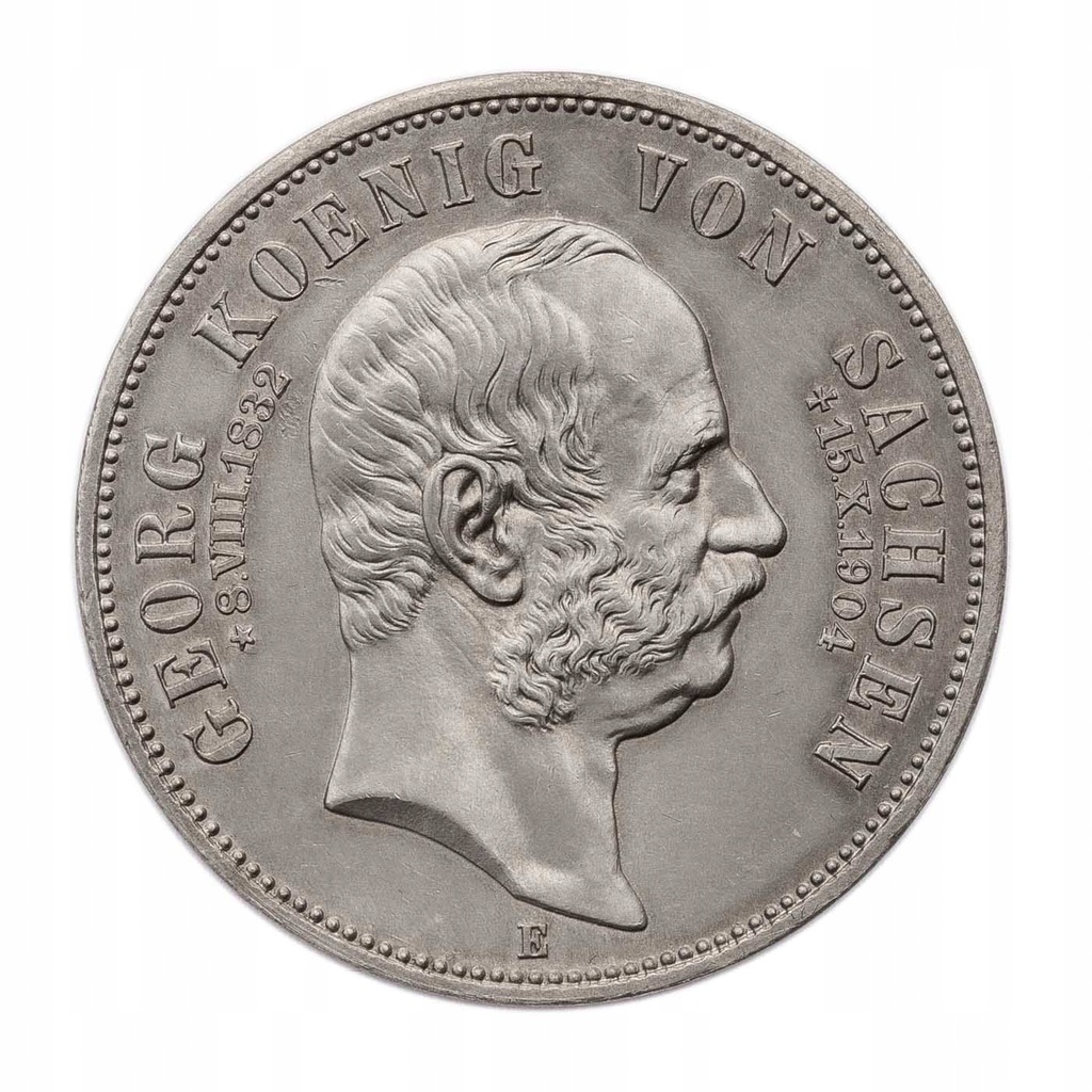 Niemcy, 5 Marek 1904 r., Saksonia. LADNA !! - 13524628995 - oficjalne archiwum Allegro