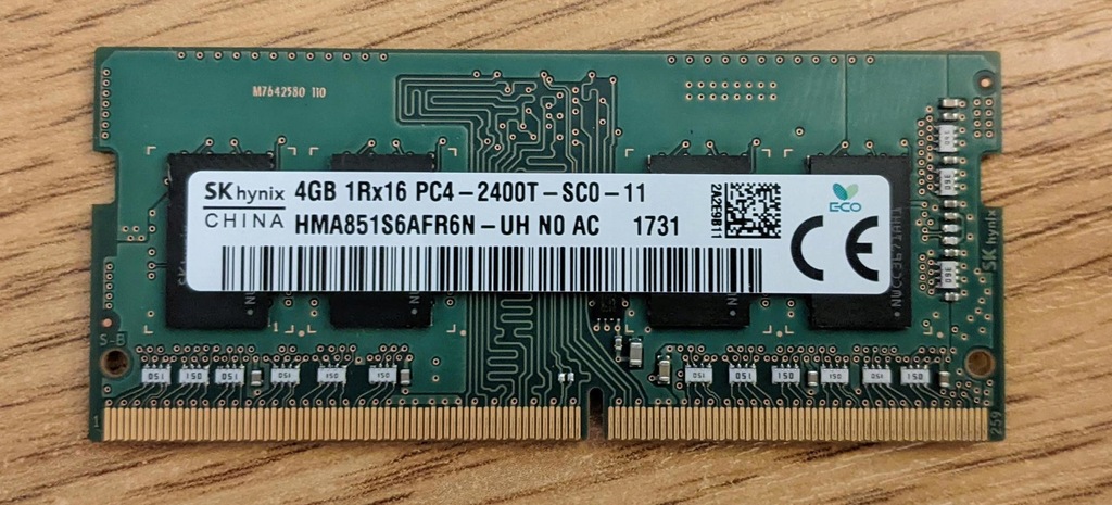Pamięć RAM DDR4 Hynix HMA851S6AFR6N-UH N0 AC 4 GB - 11790514146 ...