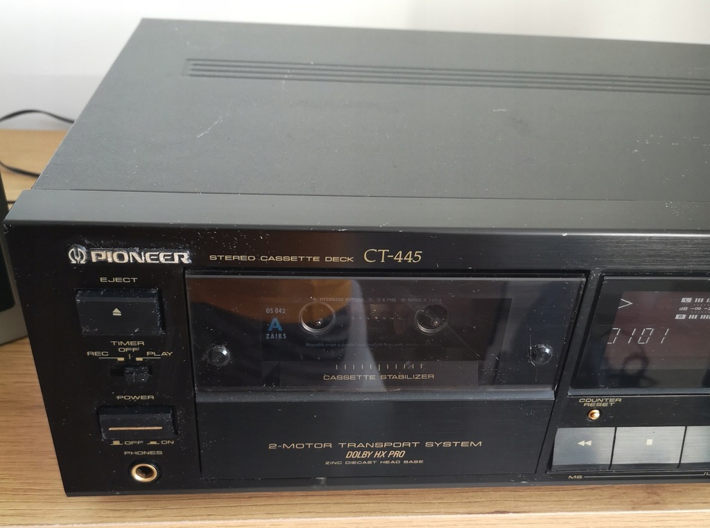 Magnetofon kasetowy Pioneer CT-445 czarny - 13184388232 - oficjalne ...