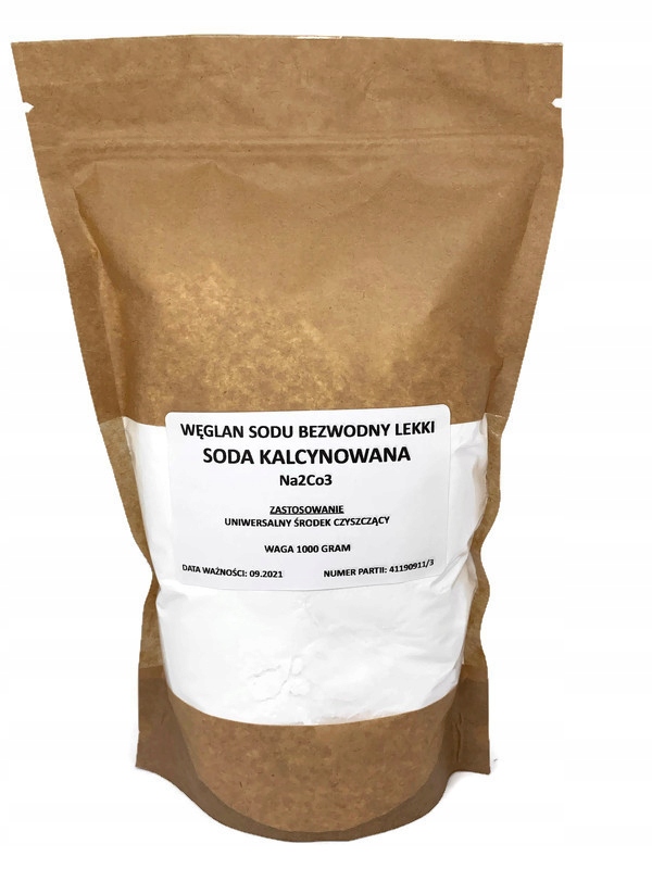 WĘGLAN SODU BEZWODNY LEKKI_SODA KALCYNOWANA 1 KG - 8609439311 ...